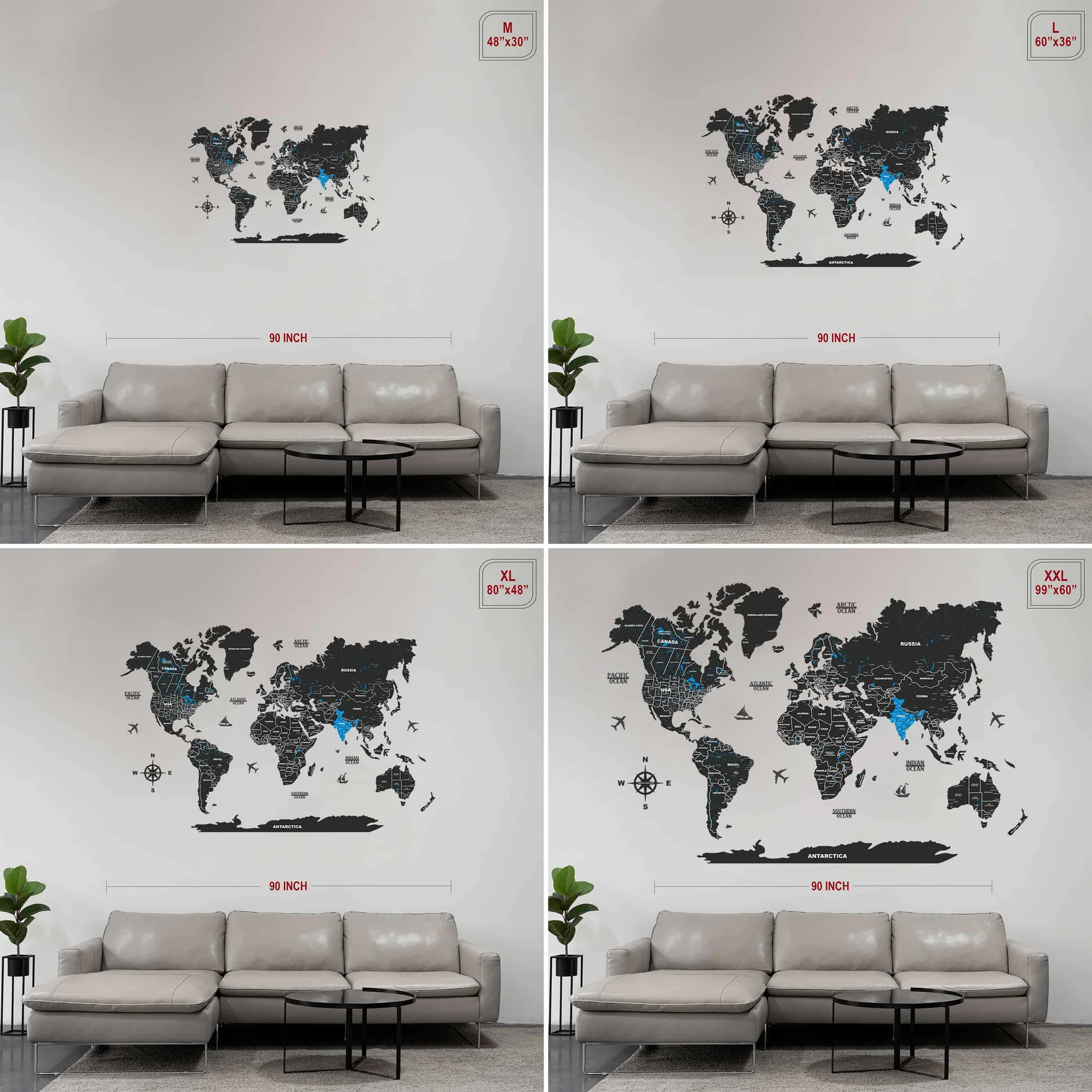 2D WORLD MAPS – SUREKH DECOR