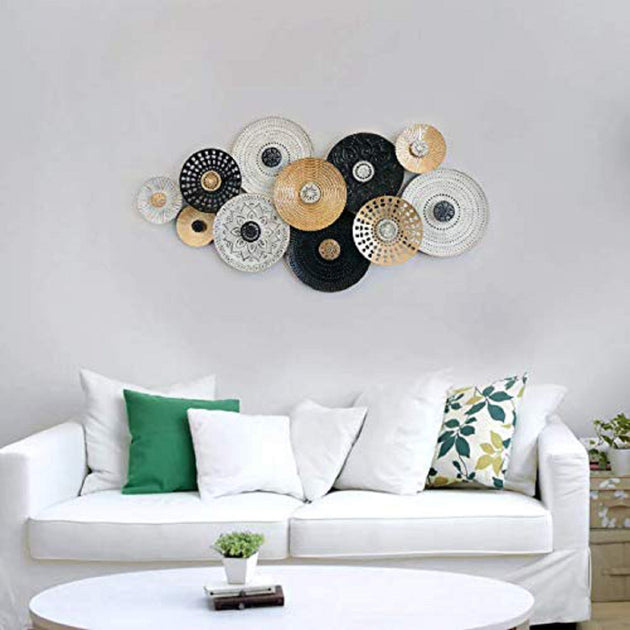 MARVELOUS MULTI-COLORED METAL WALL DÉCOR – SUREKH DECOR