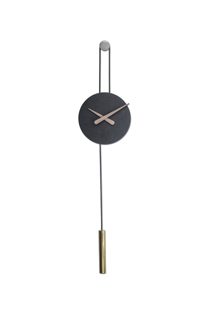 RUSTIC BLACK PENDULUM WALL CLOCK – SUREKH DECOR